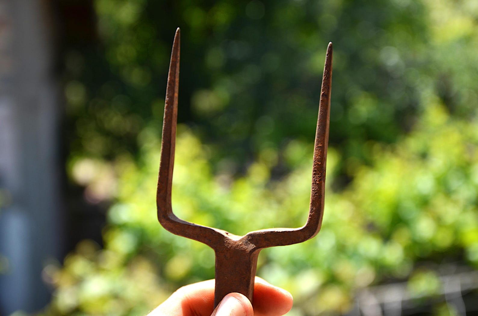 Antique Primitive 19th Century Sickle Scythe Anvil, Blacksmith Hand ...