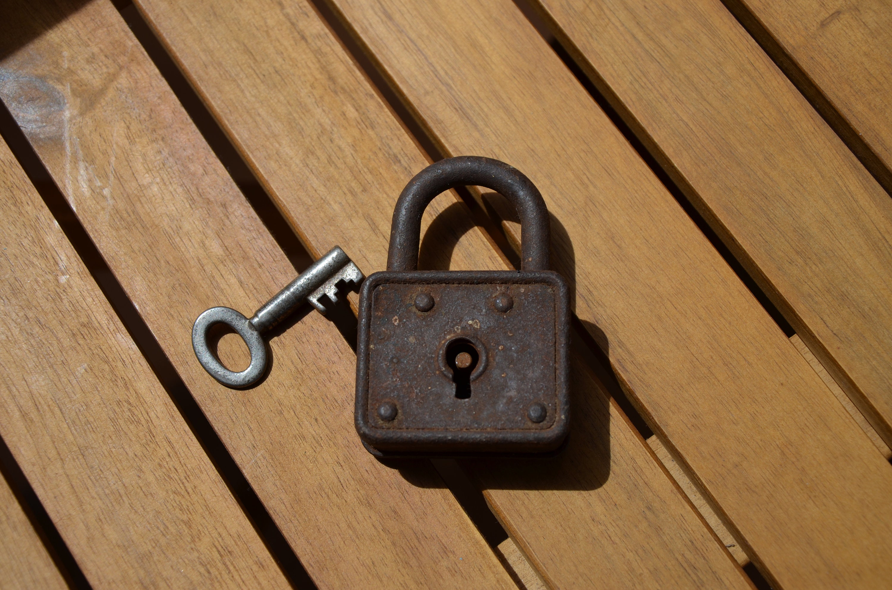 Vintage German Military Padlock With Key, Metal Padlock 40's, Rare ...