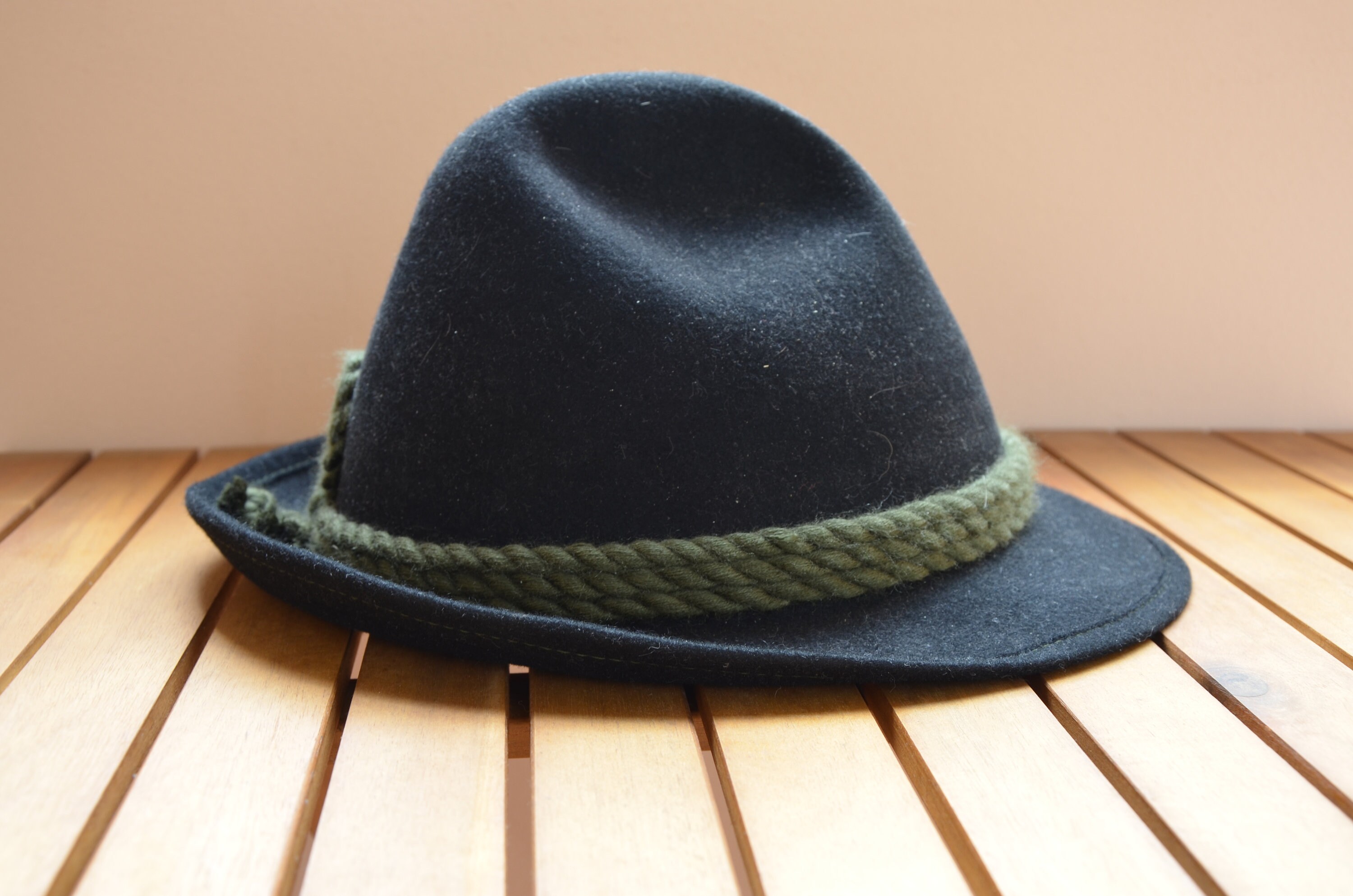 Traditional Hat With Pheasant Feathers Fedora, Unisex With Wool Felt ...