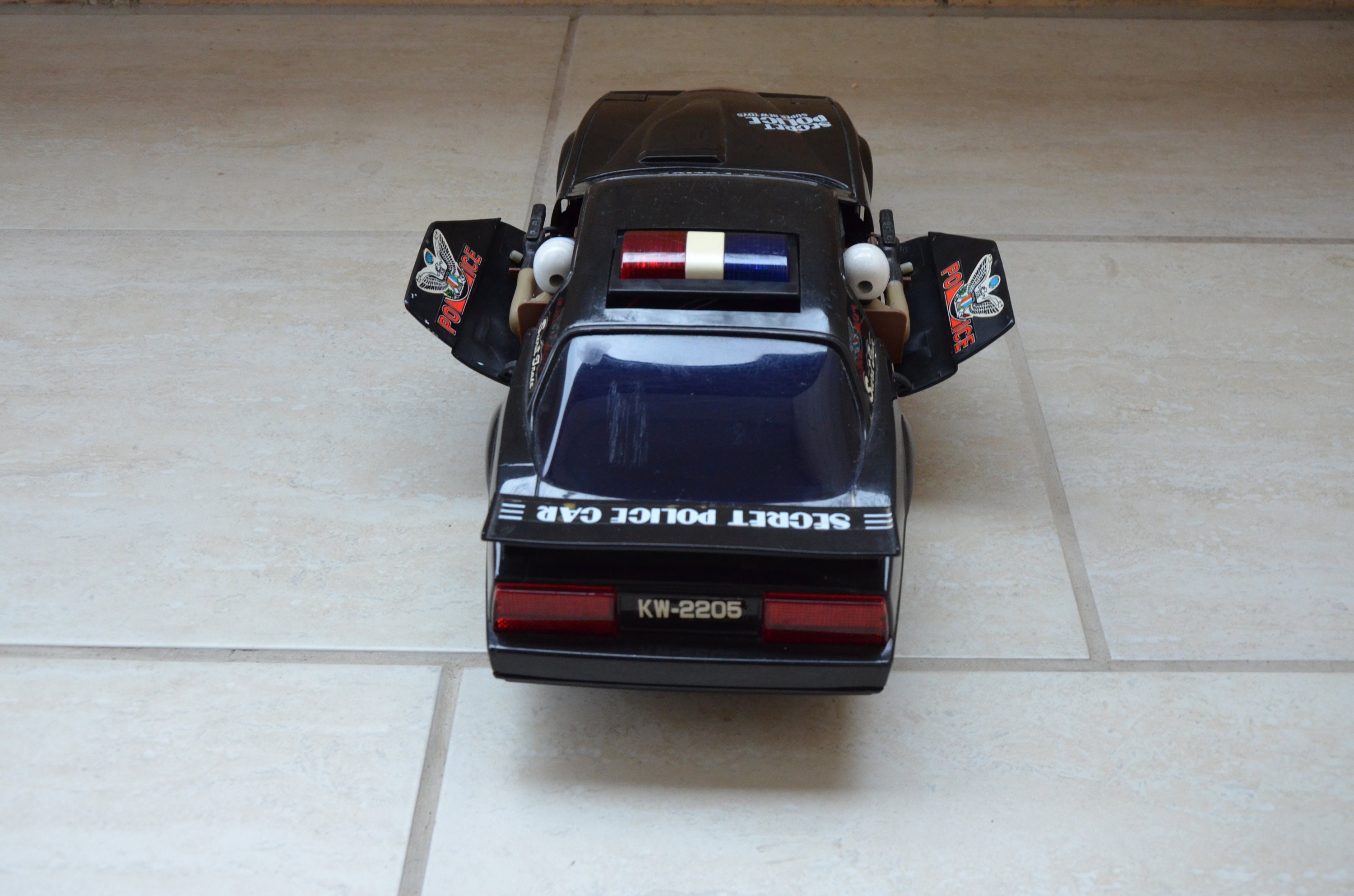 Vintage Old Police Car, Vintage Toy, Secret Police Car - Kuang Wu 1988 ...