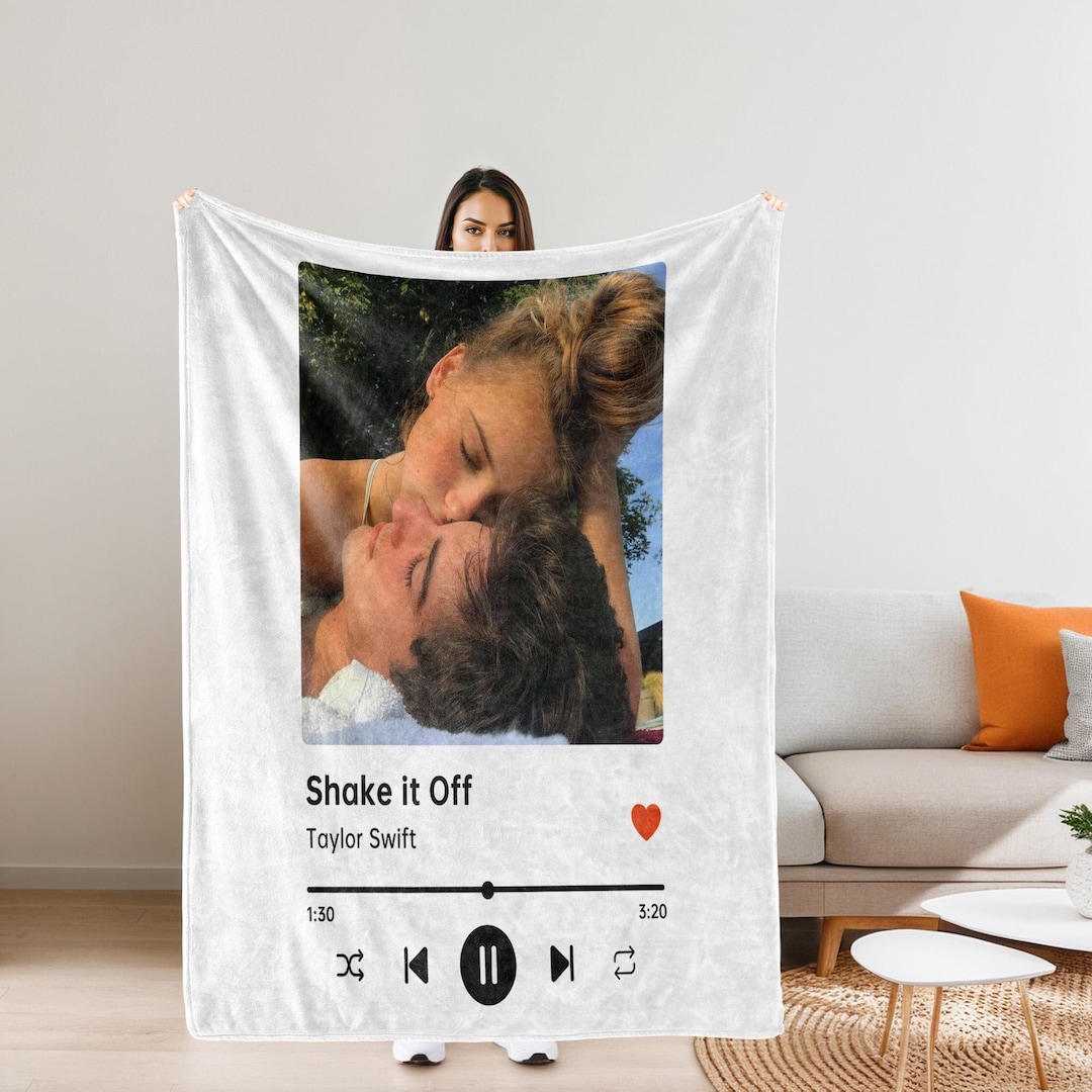Personalized Music Blanket, Your Photo&favorite Song, Picture Blanket ...