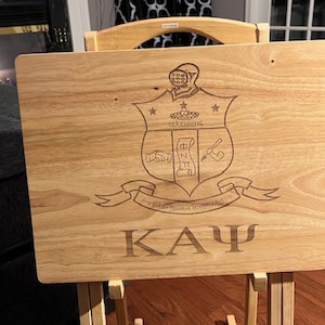 Kappa Alpha Psi Folding TV Trays 1 made by KGH Jewelry - Etsy