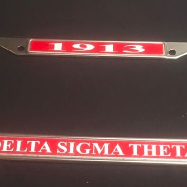 Delta Sigma Theta Sorority License Plate - Etsy