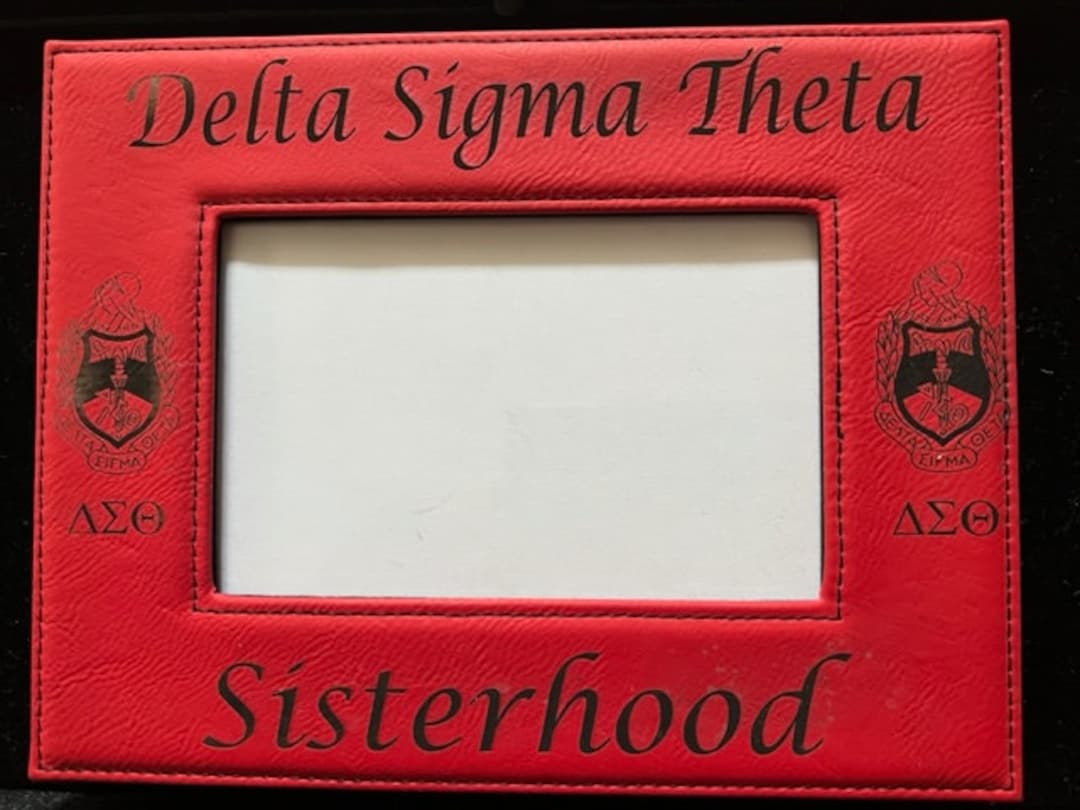 Delta Sigma Theta 4 X 6 Sisterhood Picture Frame - Etsy