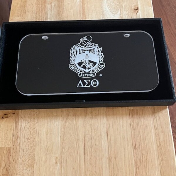 Delta Sigma Theta Sorority License Plate - Etsy