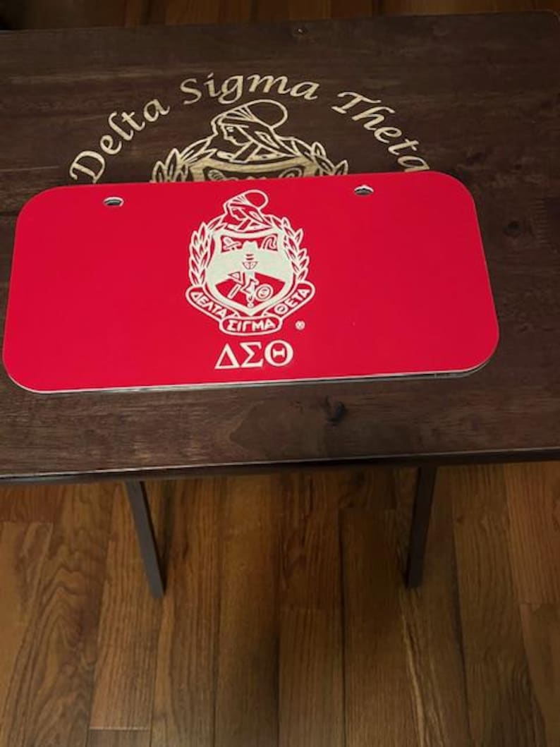 Delta Sigma Theta License Plate - Etsy
