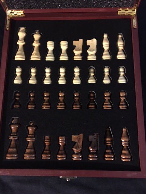 Delta Sigma Theta Rosewood Finish Chess Set - Etsy