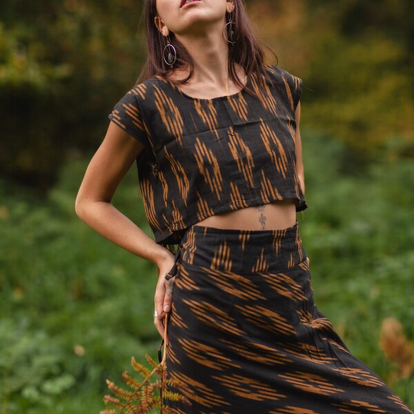 Ikat Fabric - Etsy UK