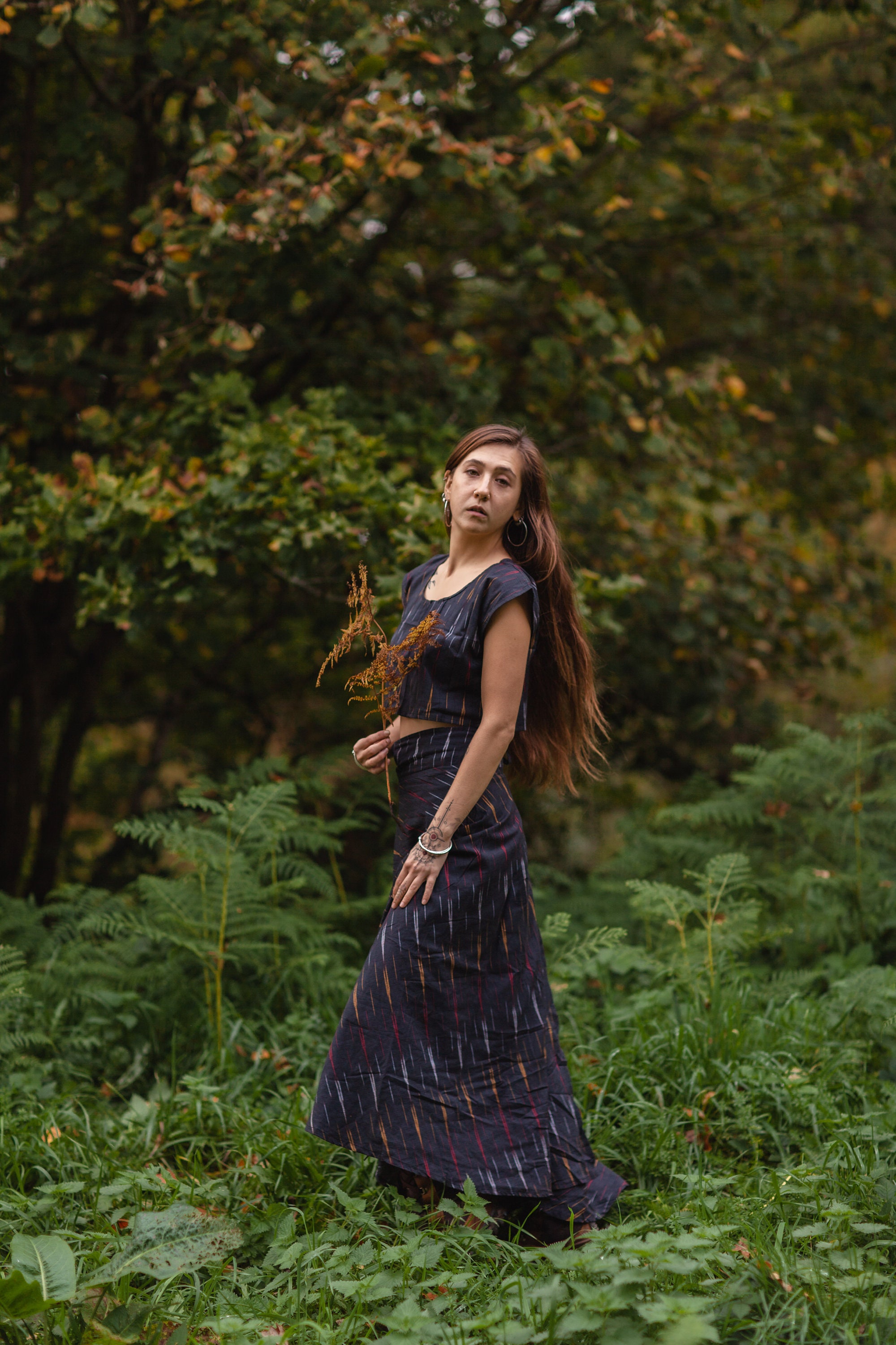 Miyah Wrap Around Ikat Skirt. Woven Ikat Cotton. Tribal Style - Etsy