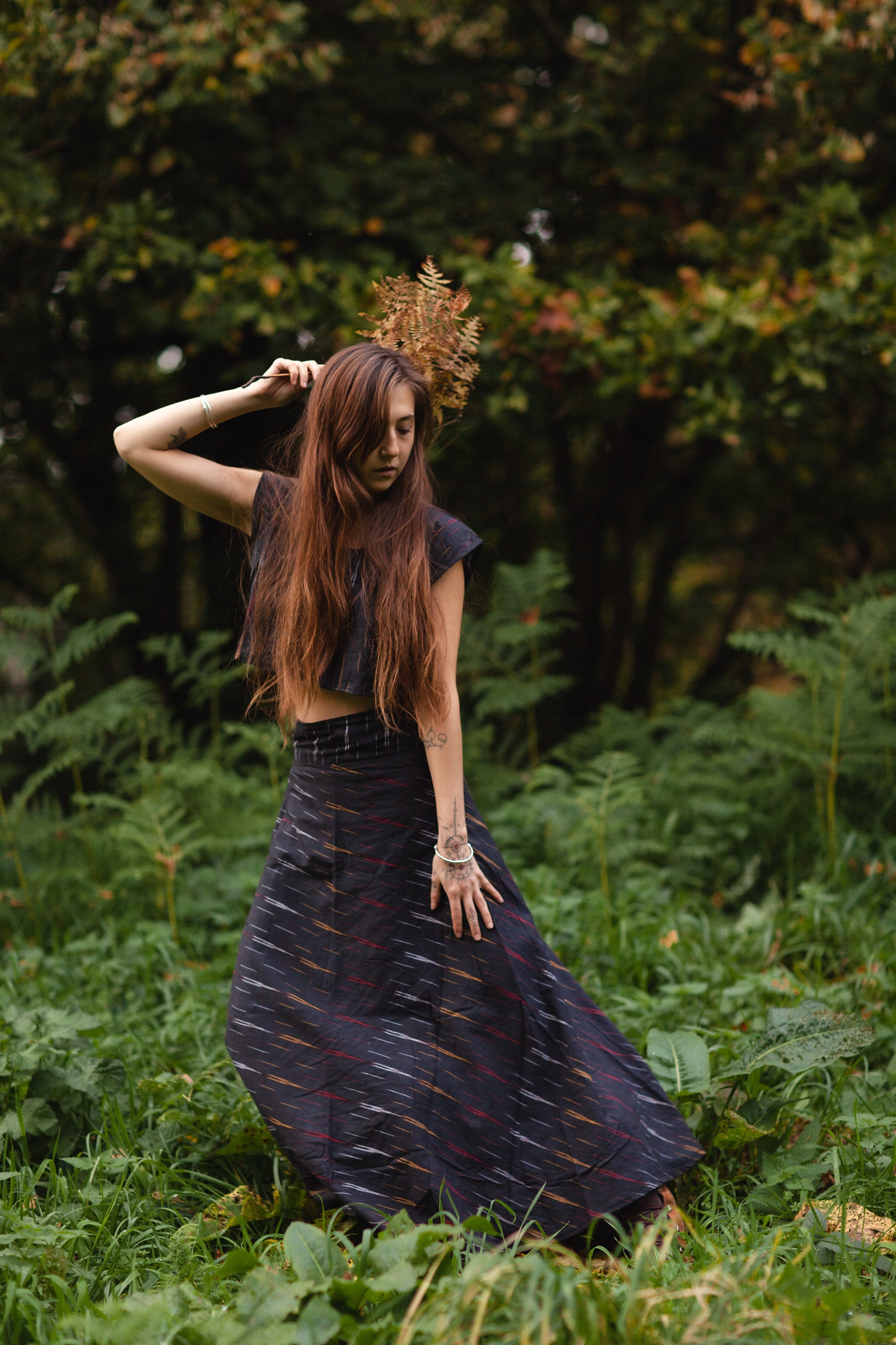 Miyah Wrap Around Ikat Skirt. Woven Ikat Cotton. Tribal Style - Etsy