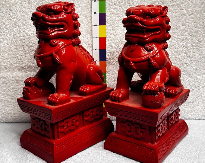 Chinese Fou Dog Pair - Etsy
