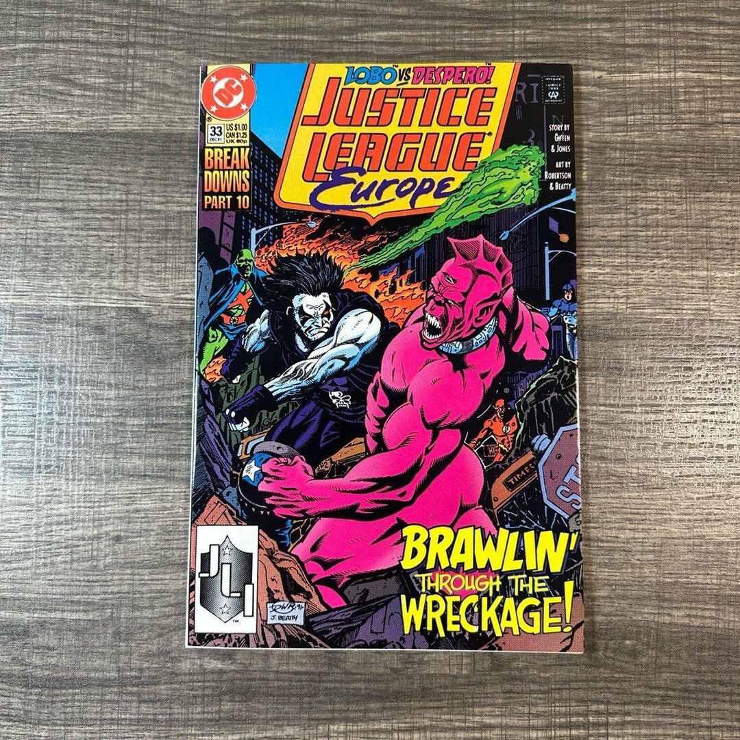 DC Comics Justice League Europe Comic Book 1991 December Issue 33 - Etsy