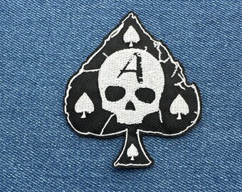 Ace Playing Card Iron-on Patches Handmade Crochet - Etsy