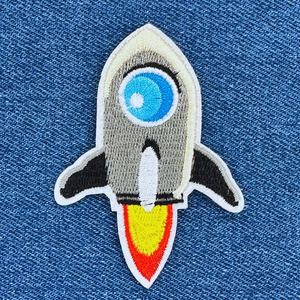 Spaceship Patch - Etsy