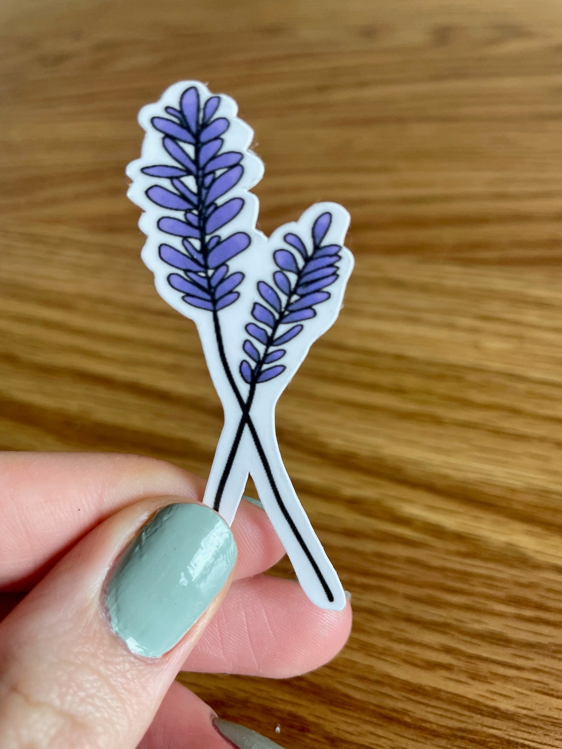 Lavender Flower Sticker aesthetic stickers flower stickers | Etsy