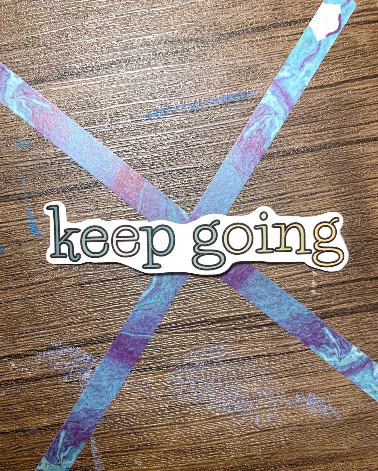 Keep Going Sticker Aesthetic Stickers Stickers for Water - Etsy