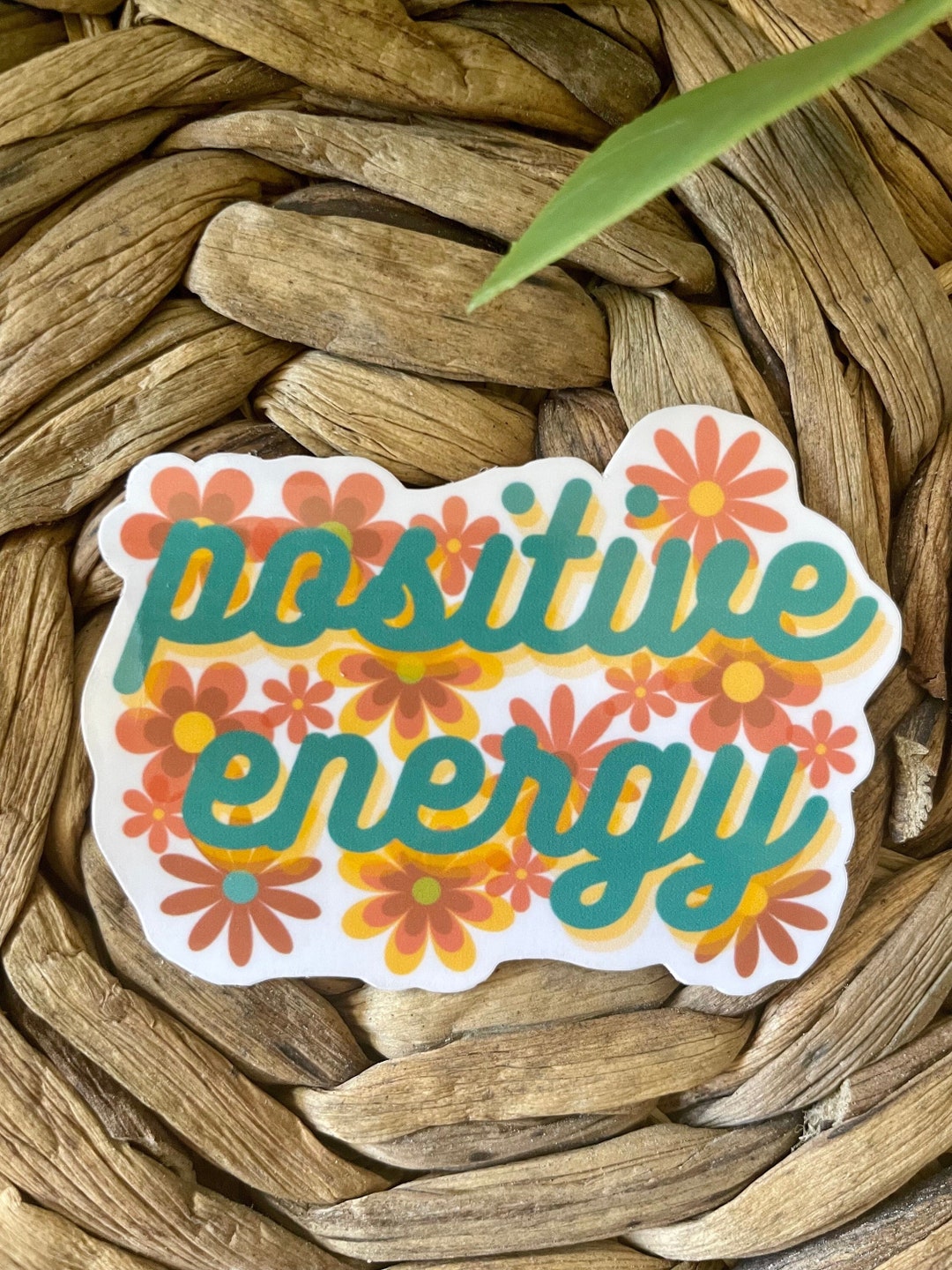 Positive Energy Sticker Quote Sticker, Boho, Aesthetic Stickers ...