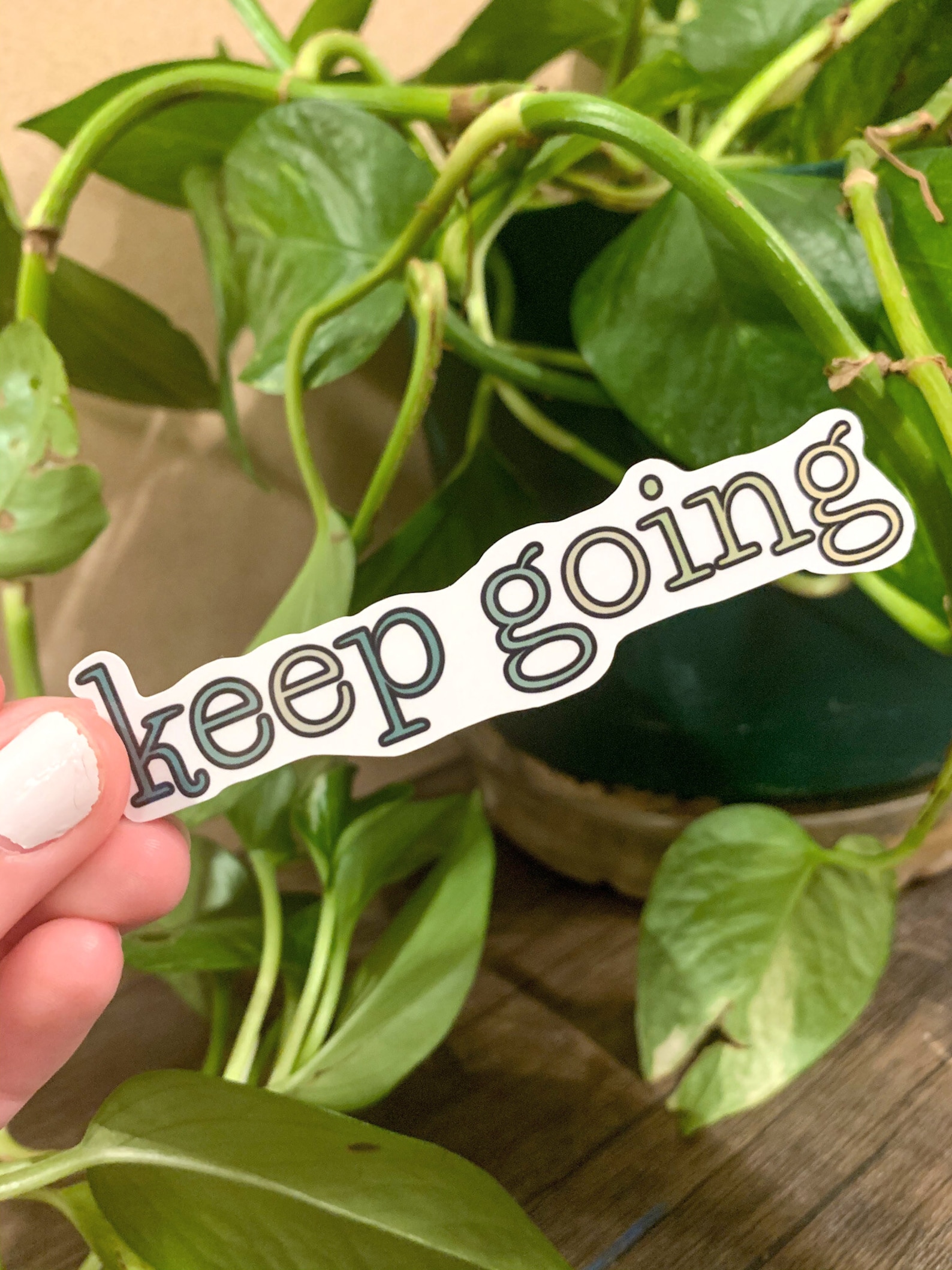 Keep Going Sticker Aesthetic Stickers Stickers for Water - Etsy