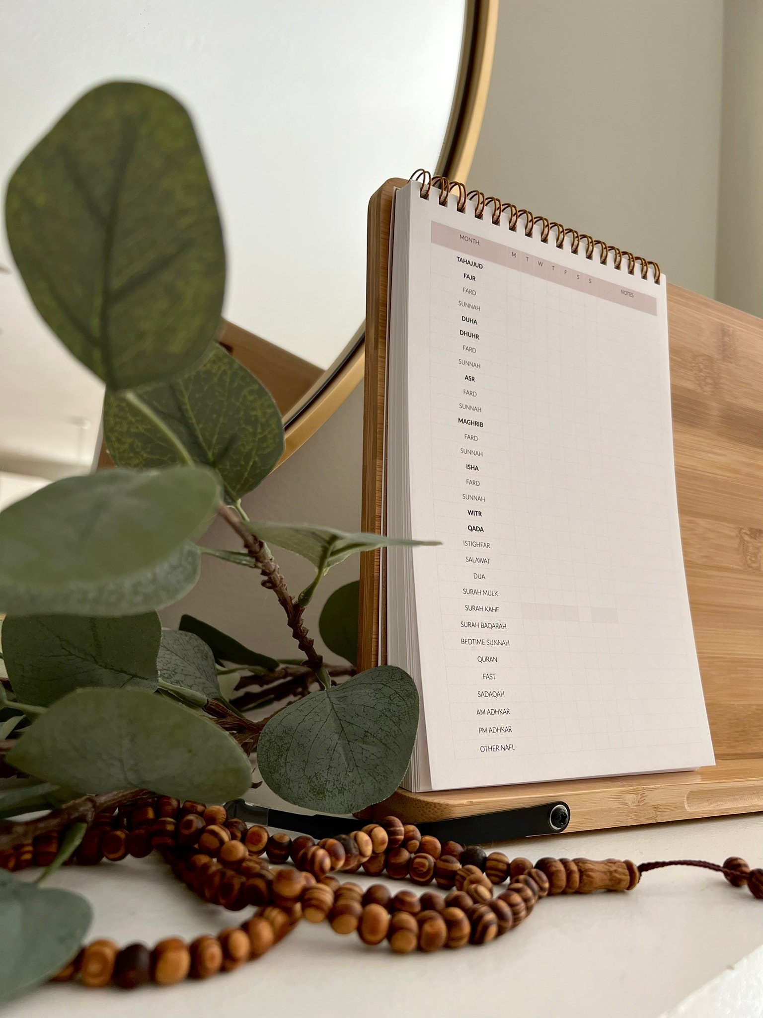 Ibadah Tracker Notepad - Etsy