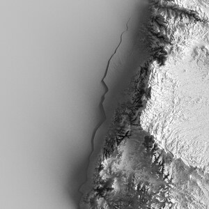 Jordan Relief Map Print - Etsy