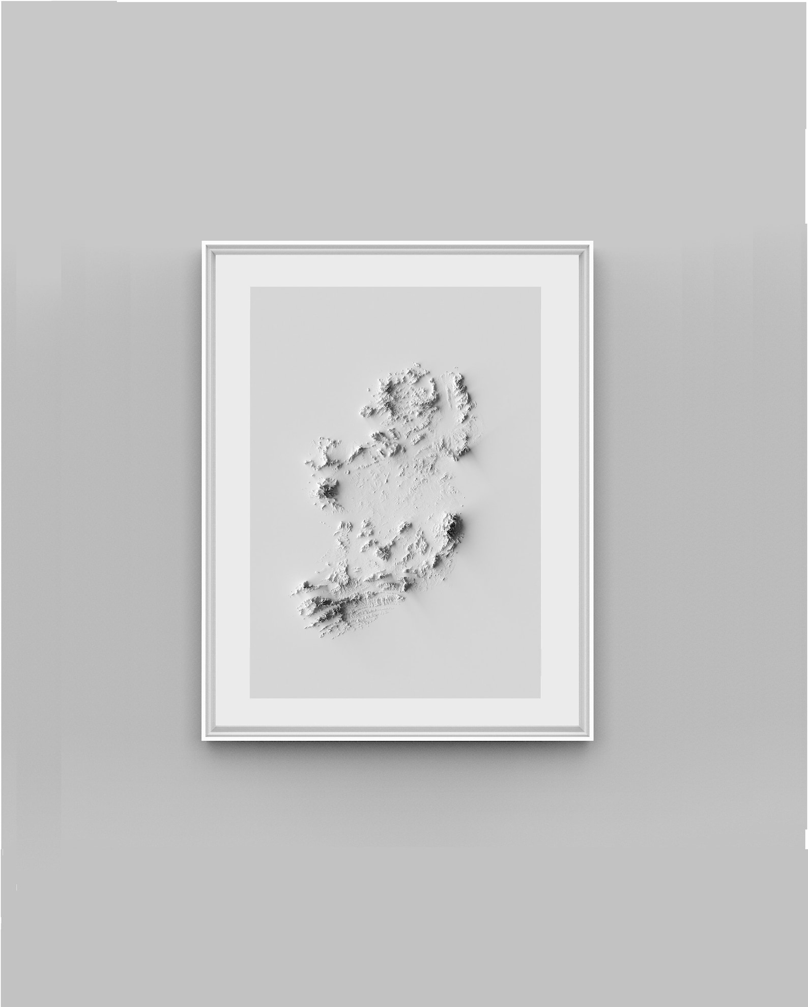 Ireland Relief Map Print - Etsy UK