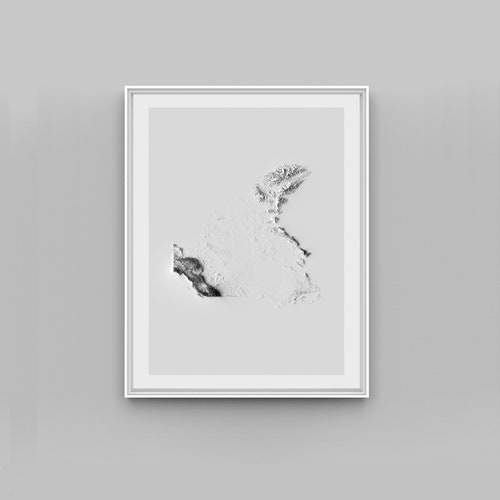 Peru Map Art Poster Black and White Wall Art Print of Peru - Etsy