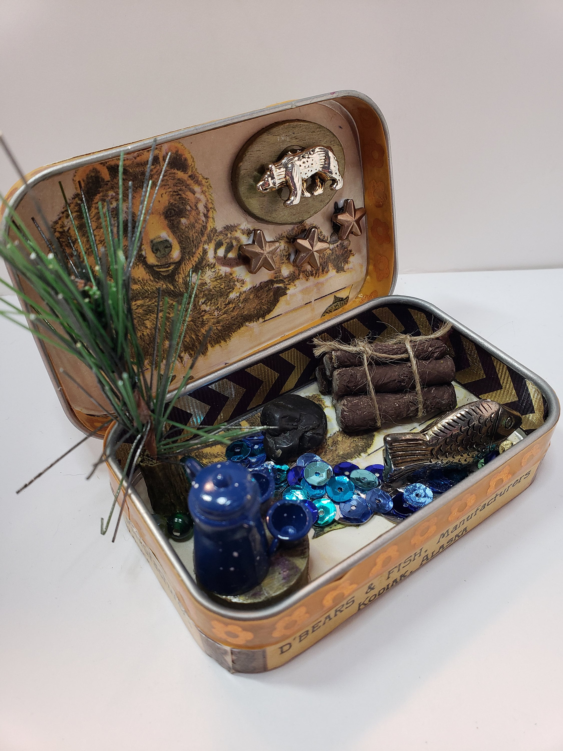 Altered Altoid Tin Diorama Mixed Media Handmade Art Unique Gift ...