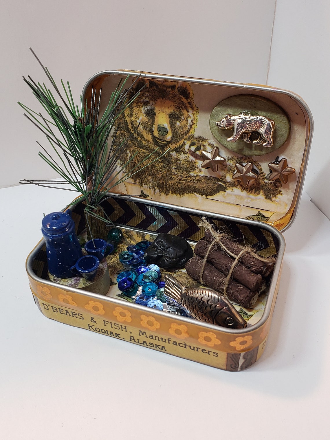 Altered Altoid Tin Diorama Mixed Media Handmade Art Unique Gift ...