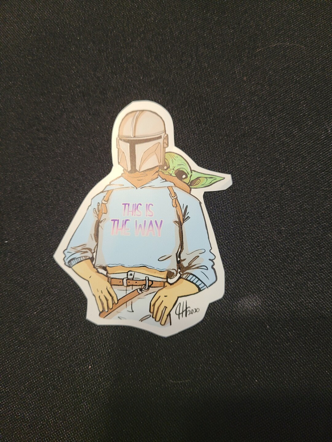 80s Mando Sticker - Etsy