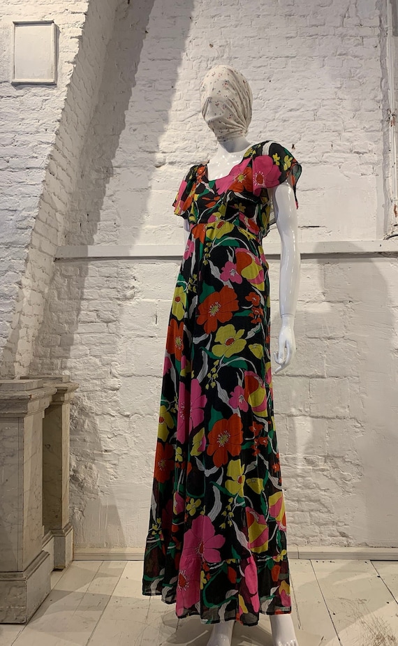 Rare Vintage 1970s David Silverman British Boutique F… - Gem