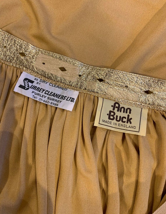 Rare Vintage 1970s Ann Buck British Boutique Rayon Je… - Gem