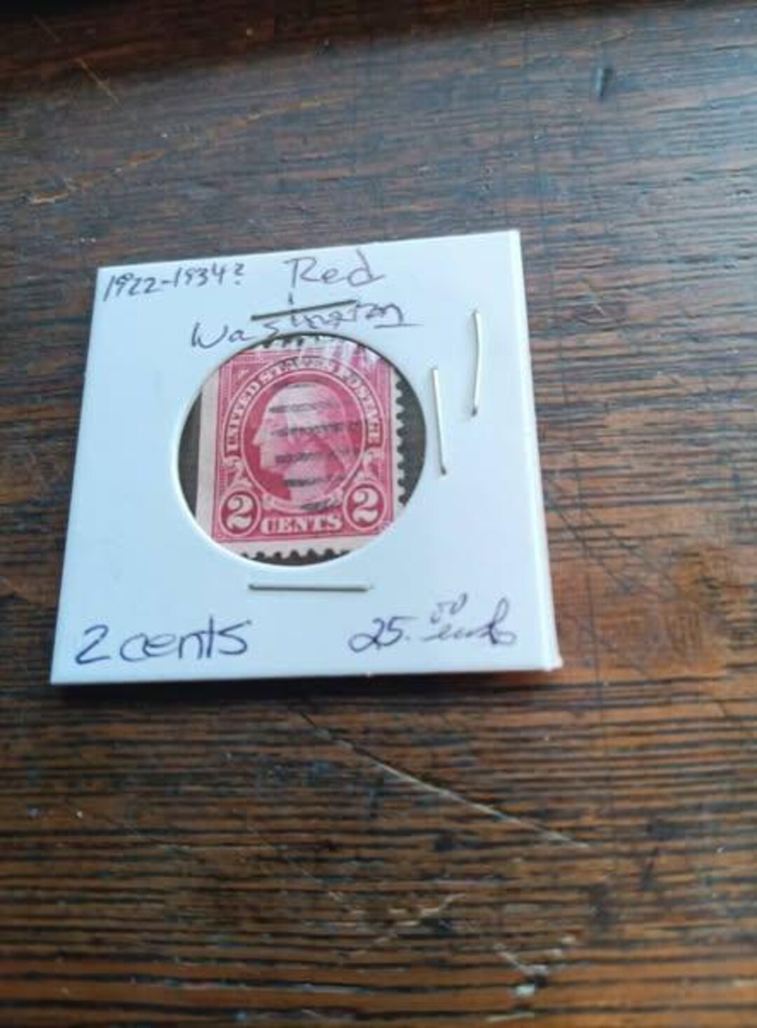Rare Red George Washington 2 Cent Era Between 1928 and 1931. - Etsy