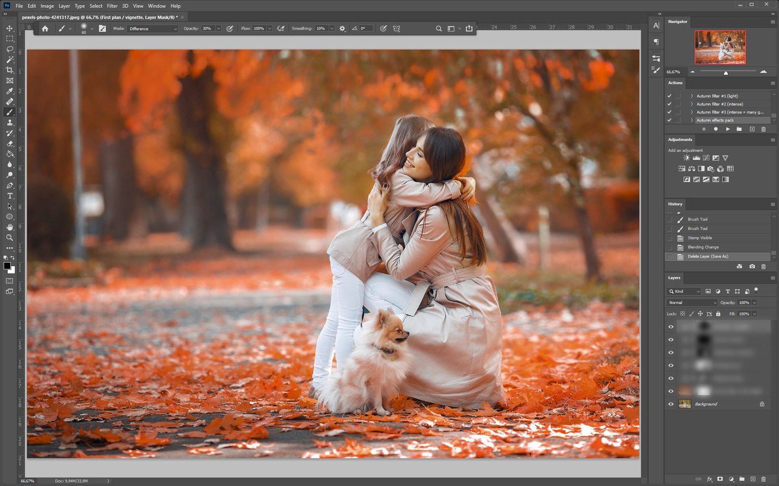 Fall Autumn Filters and Actions for Photoshop CC. VIDEO TUTORIAL! Spice ...