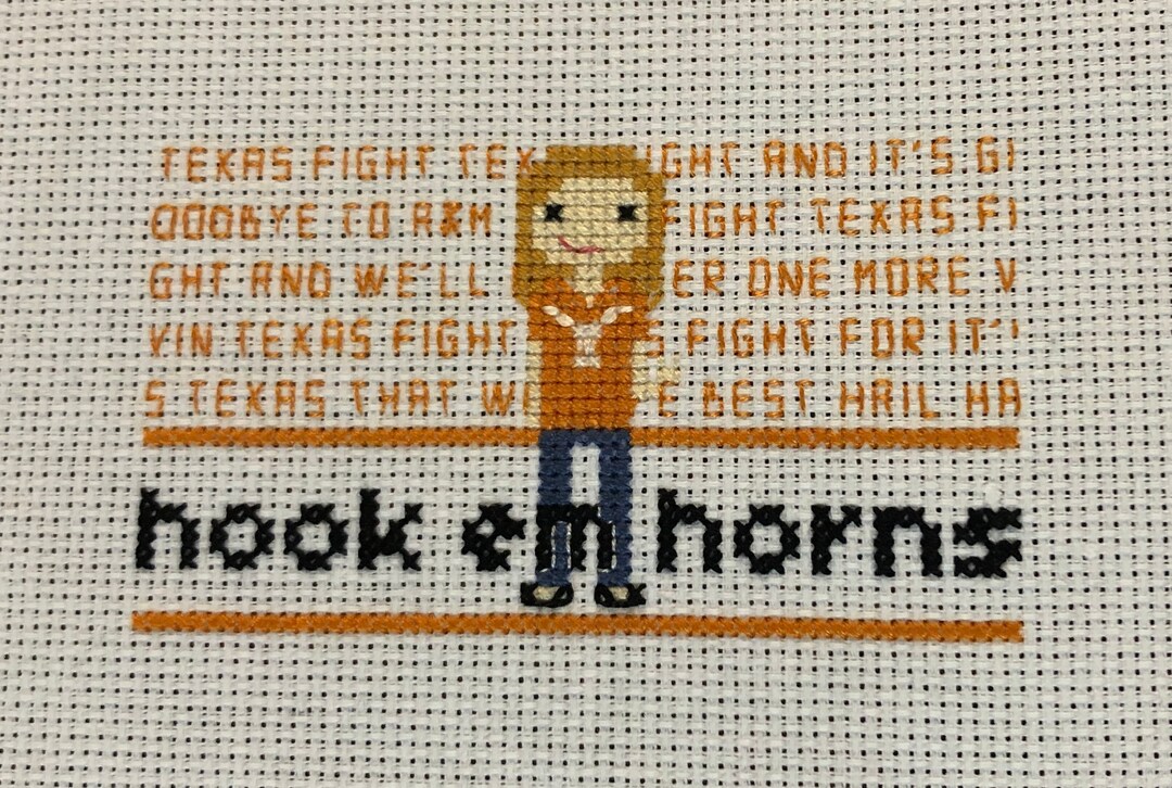 Custom College Cross Stitch - Etsy
