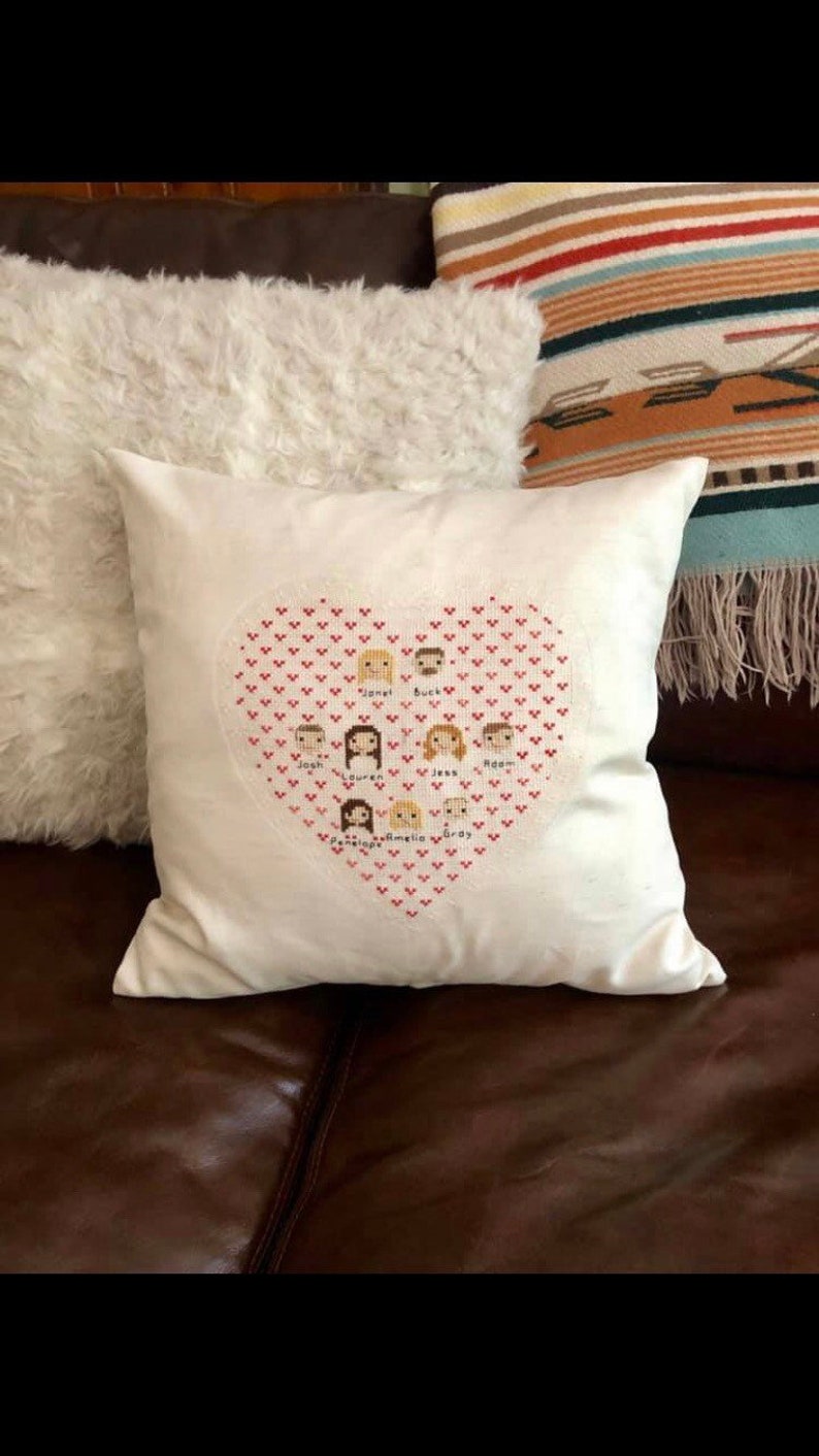 Custom Cross Stitch Pillowcase - Etsy