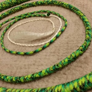 Paracord Zombie Whip 6.5 Ft Fully Waxed Shot Core and Compass - Etsy