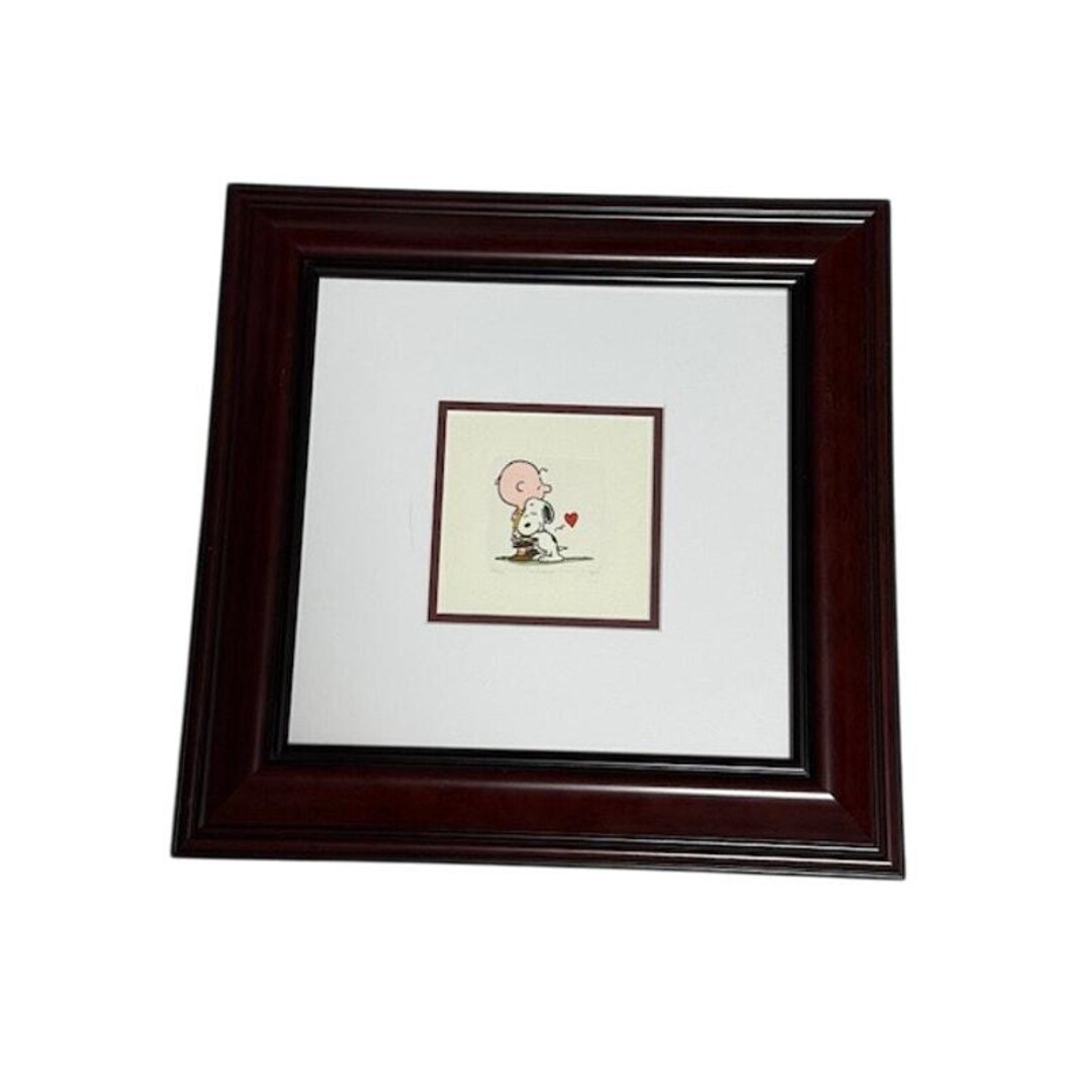Charlie Brown and Snoopy Animation Art Etching 2005 5" - Etsy