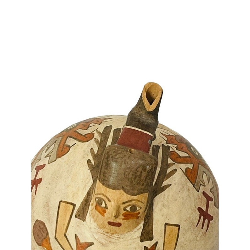 PREHISPANIC ARCHEOLOGY Nazca Culture Stirrup Vessel (peruvian) Replica ...