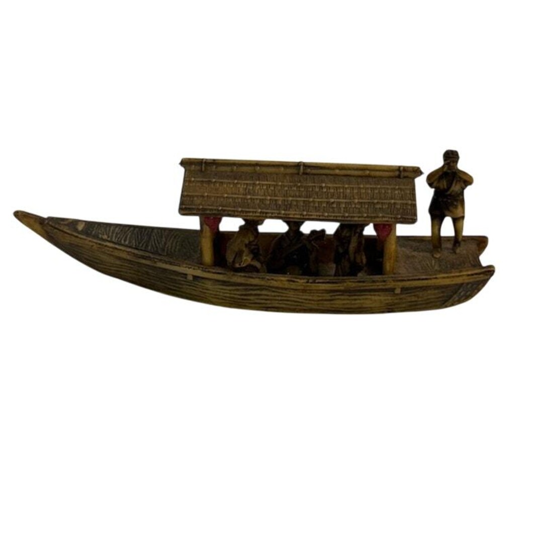 Vintage Asian Celluloid Boat W/ Geisha Girls 1940s - Etsy