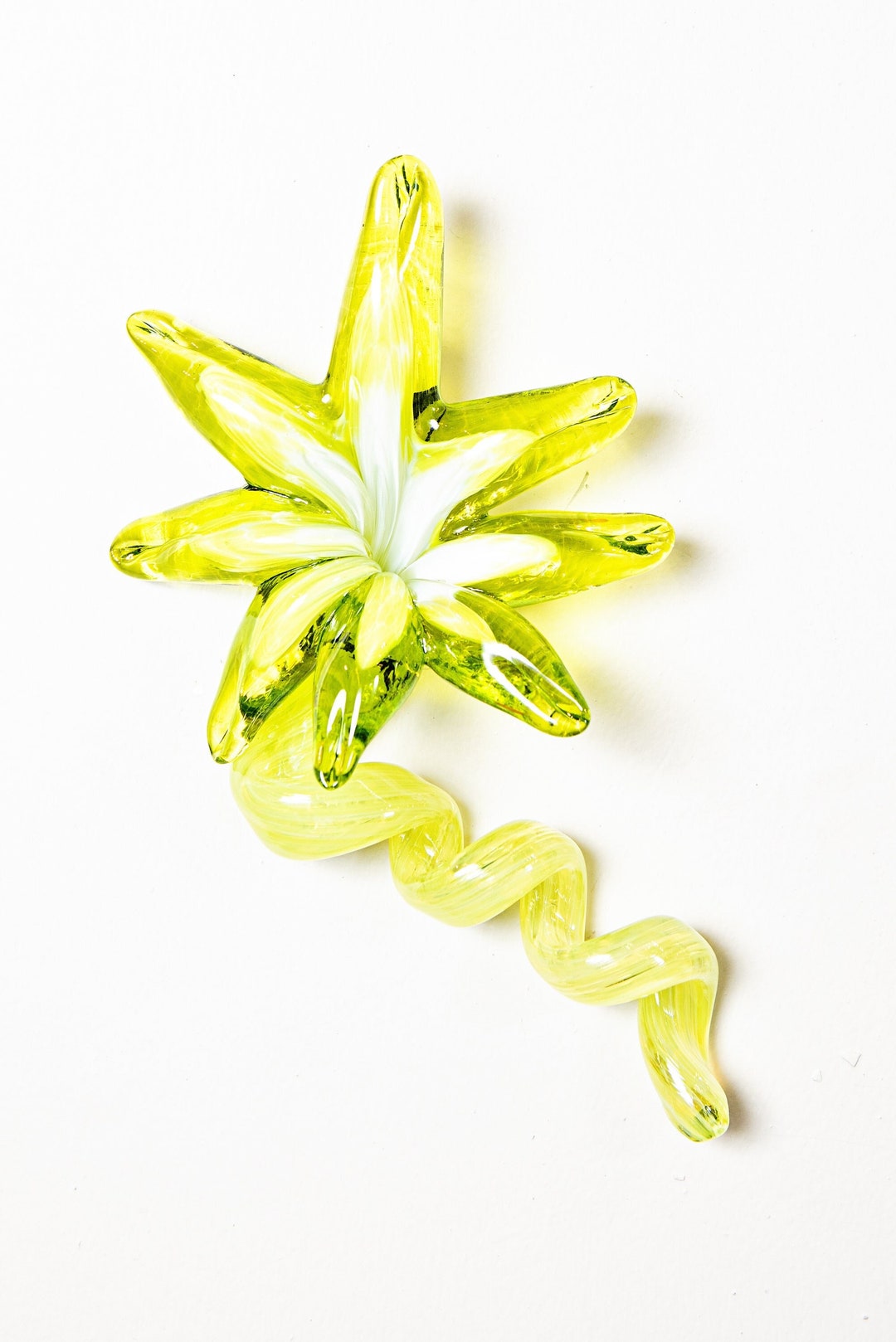 Custom Made Decorative Glass Flower Hand Blown by Skilled Artisan - Etsy