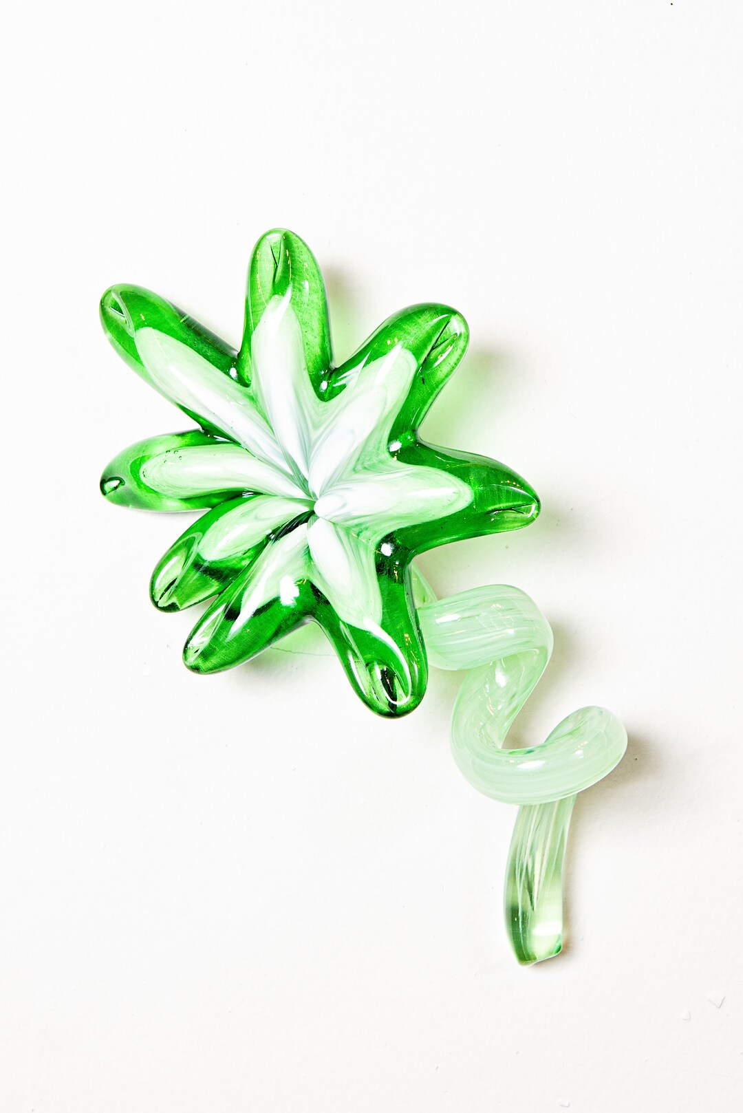 Custom Made Decorative Glass Flower Hand Blown by Skilled Artisan - Etsy