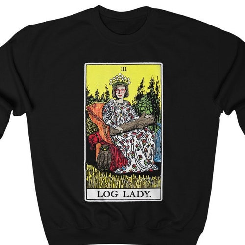 Twin Peaks Log Lady Black T-shirt - Etsy