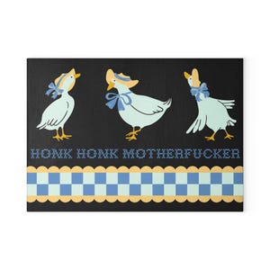 Silly Swearing Goose Cutting Board Retro Vintage 80s 90s Country Goose ...