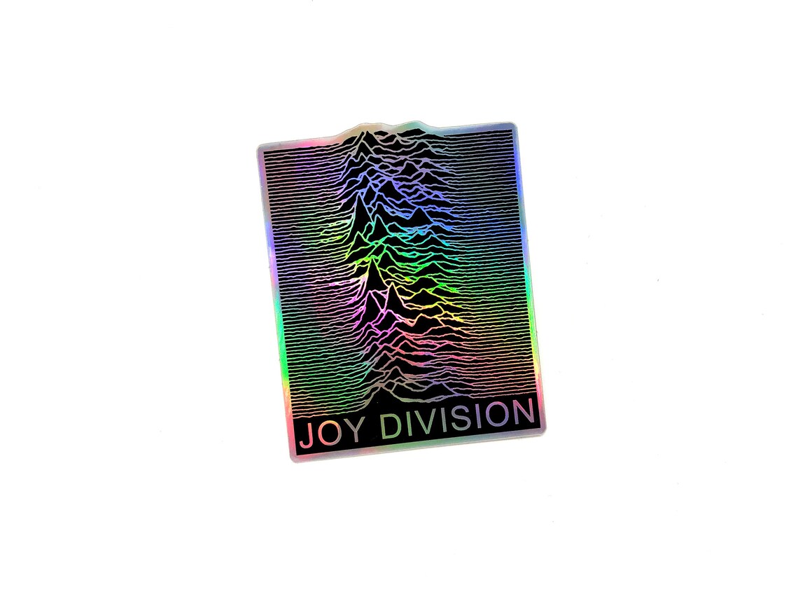 Iridescent Joy Division Sticker Joy Division Unknown | Etsy