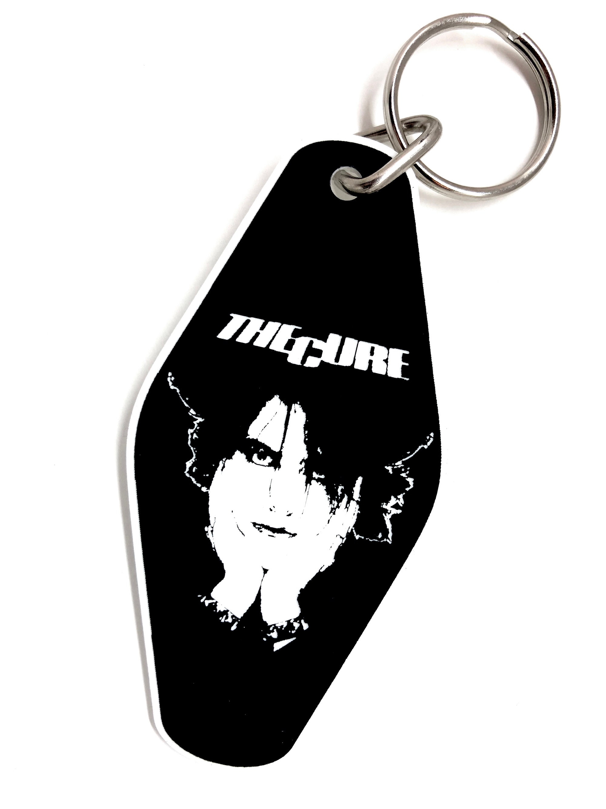 The Cure Keychain Robert Smith Keychain Goth Keychain | Etsy