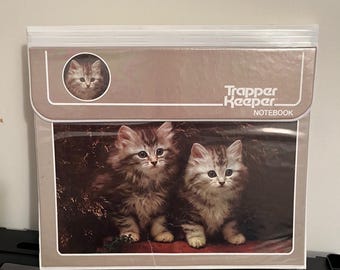 Vintage 80s Mead Trapper Keeper Palm Tree Beach Scene With 2 Folders ...