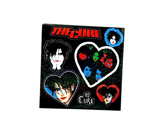 The Cure Glitter Sticker Sheet the Cure Stickers Robert - Etsy