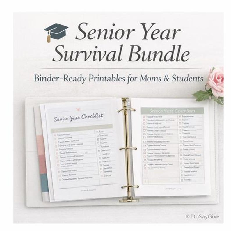 Senior Year Mom Planner (printable Bundle) - Etsy