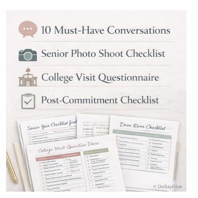 Senior Year Mom Planner (printable Bundle) - Etsy