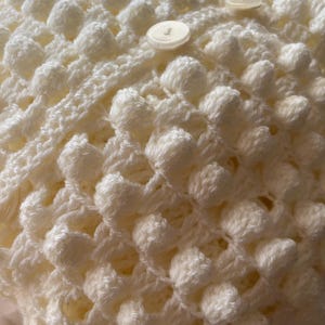 Floor Length Crochet Robe, Maria Callas Cardigan, Retro Cardigan ...